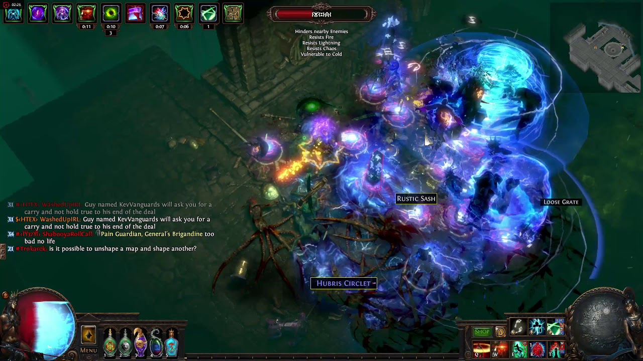 8 mod Hydra Map - HOWA CI Inquisitor - Path of Exile 3.0 - YouTube