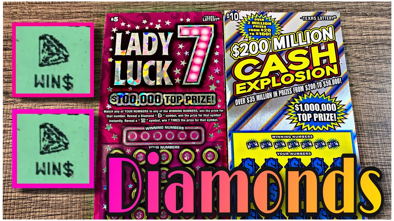 Found Some Diamonds 💎 Lady Luck 7 | Cash Explosion Texas Lottery ...
