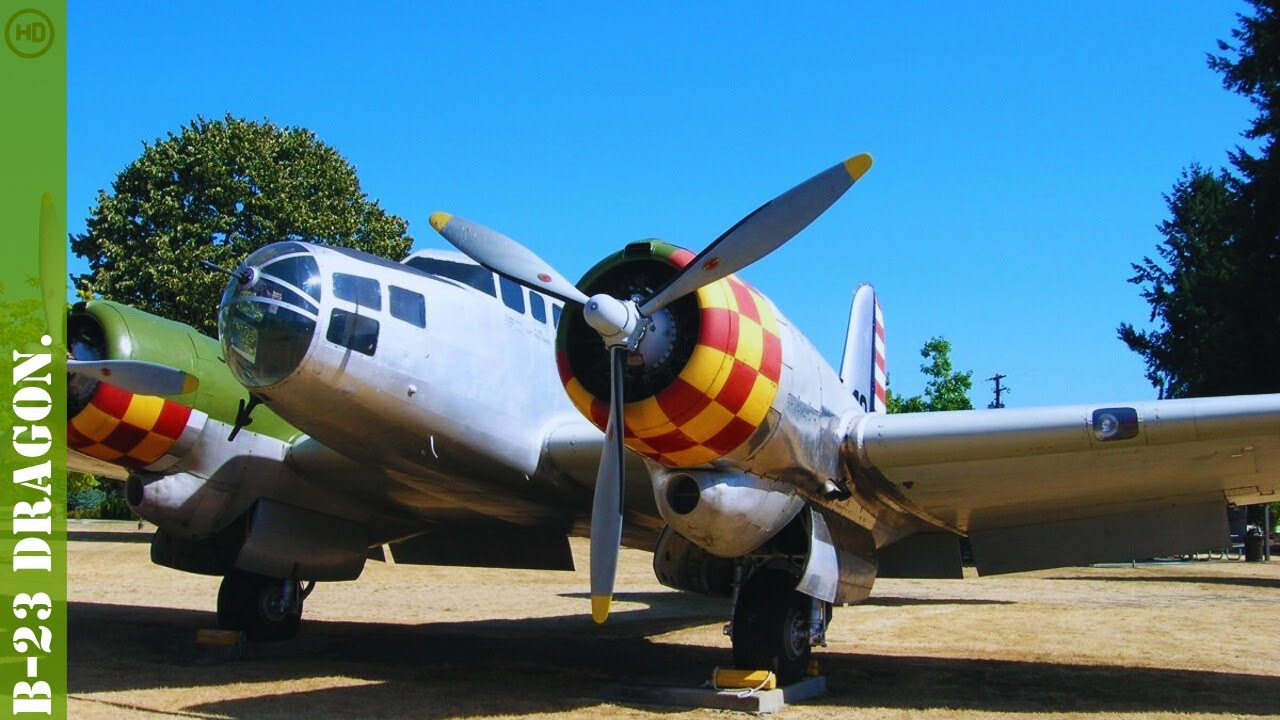 B-23 Dragon Aircraft - HD - YouTube