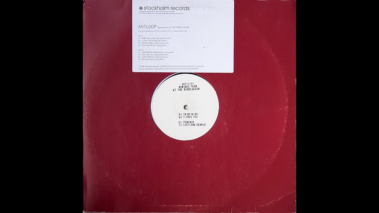 Antiloop - In My Mind (Hiver & M. Hammer Remix) / 2002 | Norbi's Vinyls ...