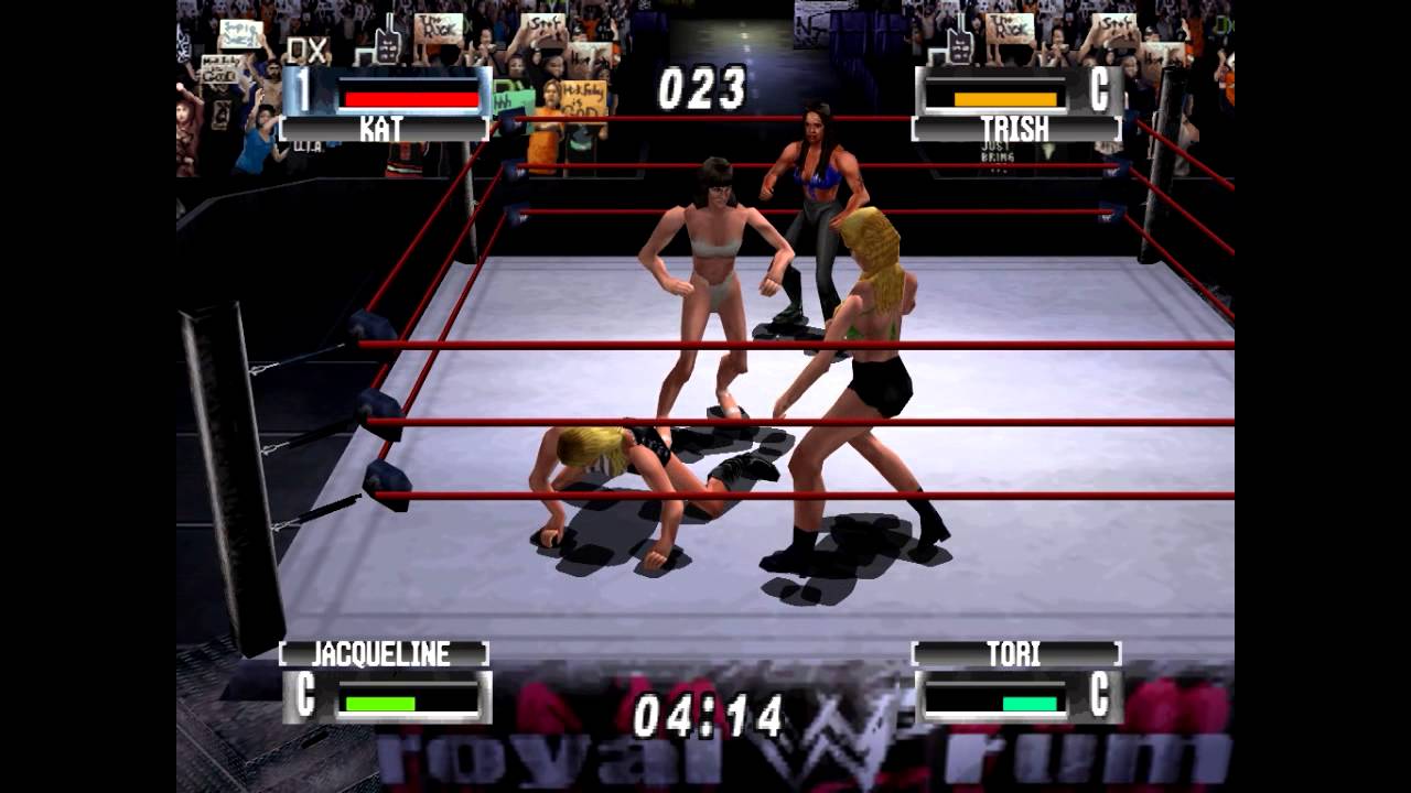 WWF No Mercy 64 - Divas Only Royal Rumble - YouTube