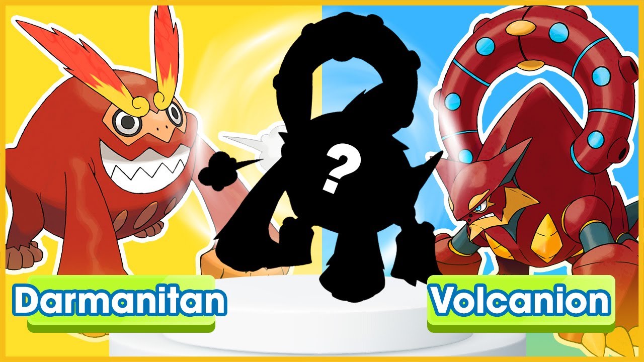 Pokemon Fusion | Darmanitan + Volcanion | pokemon infinite fusion ...