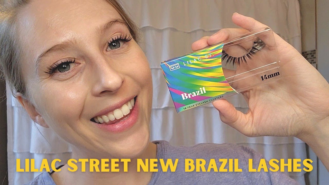 * NEW BRAZIL STYLE LILAC STREET LASHES | QUICK TUTORIAL & REVIEW | AT ...
