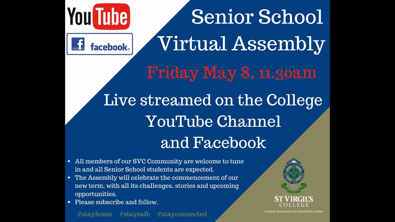Senior School Virtual Assembly 1 - Audio Updated. - YouTube