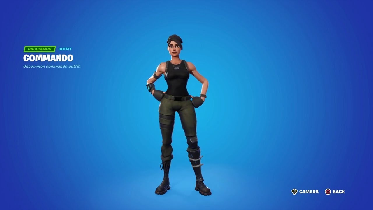 Fortnite Commando Skin Preview !!! 😱 - YouTube