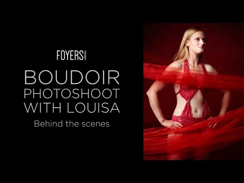 Behind the scenes - Boudoir photoshoot with Louisa