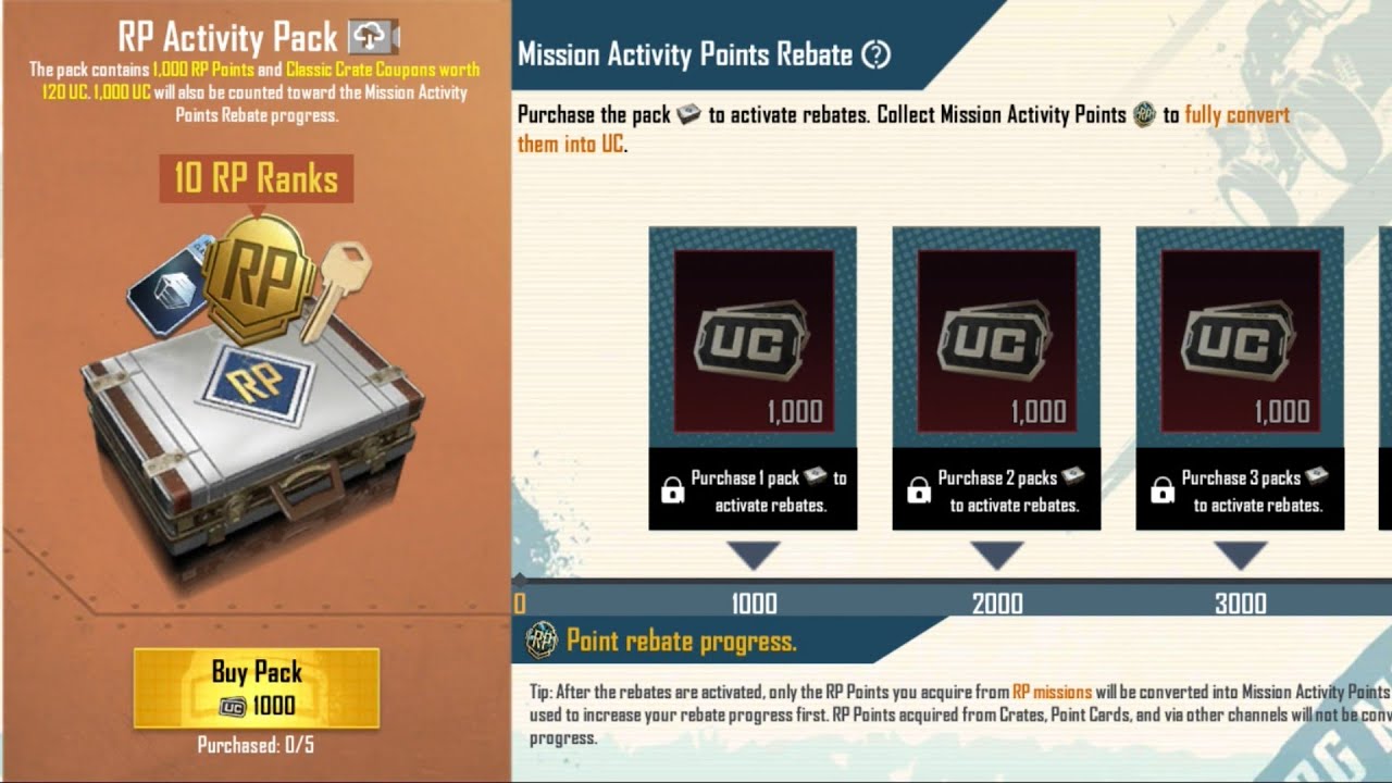 How to use Rp Activity pack Bgmi/Pubg Mobile | কিভাবে ফ্রীতে Rp ম্যাক্স ...