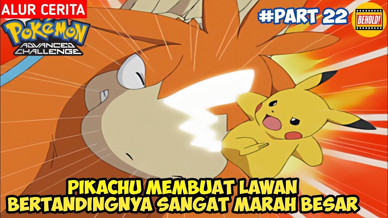 Pikachu Membuat Pokemon Unta Camerupt Marah Besar - Alur Cerita Pokemon ...