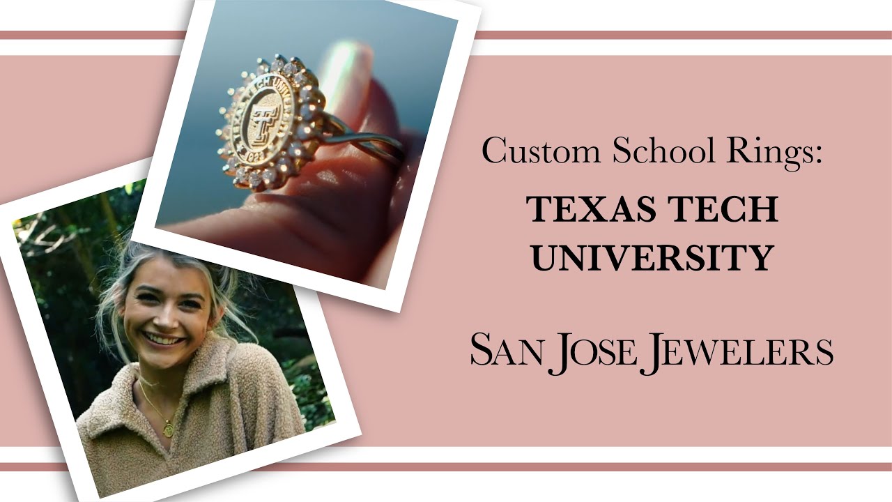 Design Your Custom Texas Tech School Ring | San Jose Jewelers - YouTube