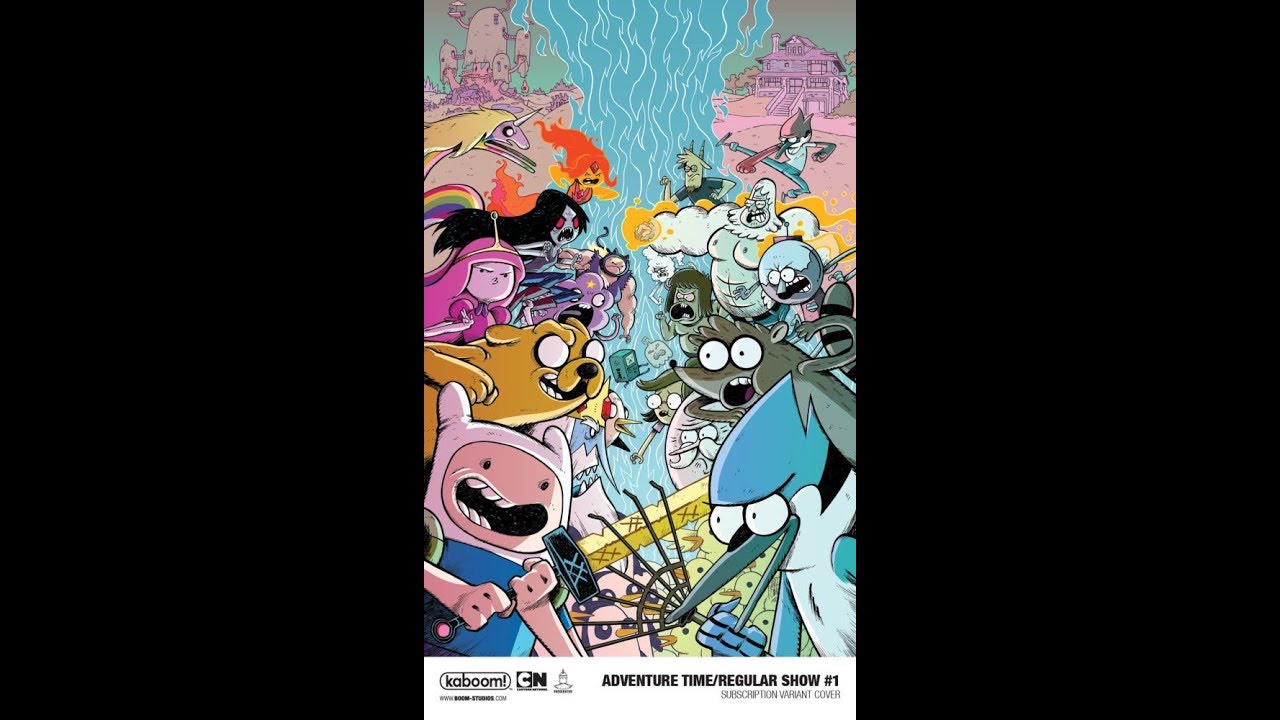 REGULAR SHOW & ADVENTURE TIME CROSSOVER REVIEW!!! - YouTube