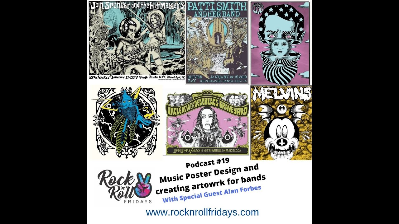 Alan Forbes talking about Concert Poster Design - YouTube