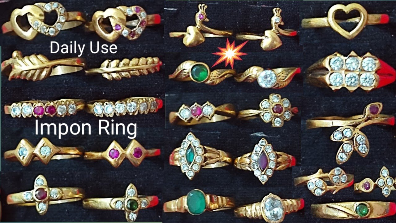 Daily Use Impon Ring- New and Cute Designs - 9884477450 WhatsApp # ...