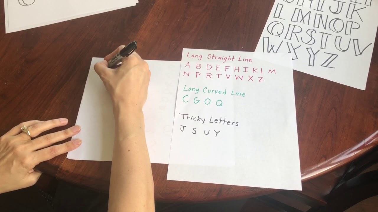 Mrs. Boynton’s Fancy Letters - YouTube