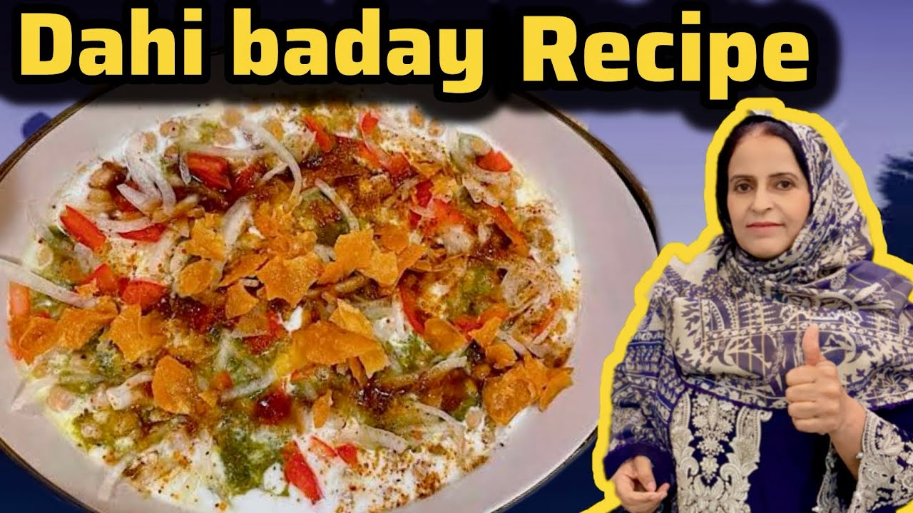 Dahi baday recipe easy quick and healthy recipe - YouTube