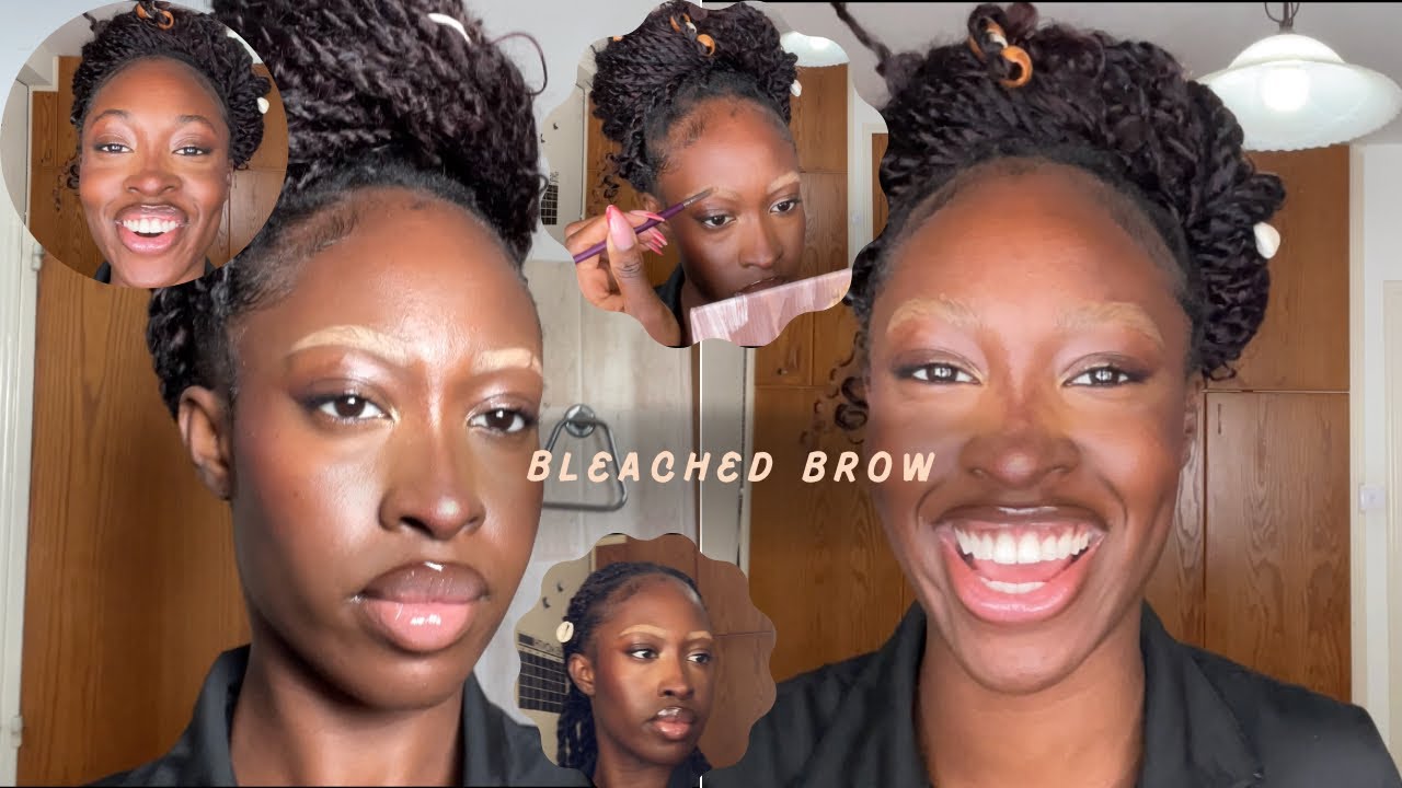 How to: BLEACHED EYEBROWS | Detailed Tutorial | Juliet Nwanneka - YouTube