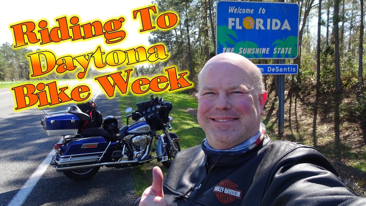 Cross Country Motorcycle Trip Day 3 | Final Leg into Florida | Daytona ...