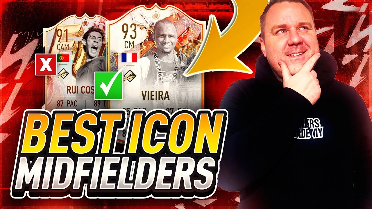 FIFA 23 - THE BEST ICON MIDFIELDERS!! - YouTube