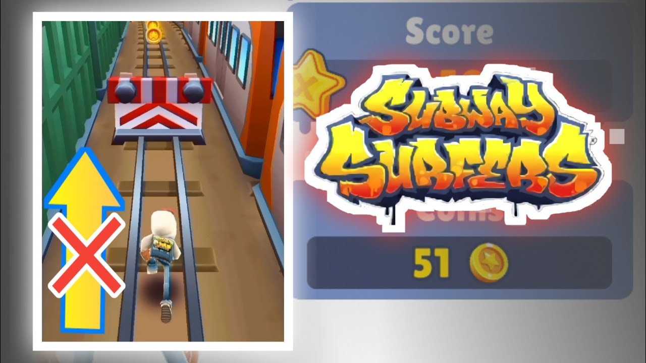 gak boleh slide ke atas | Challenge Subway Surfers - YouTube