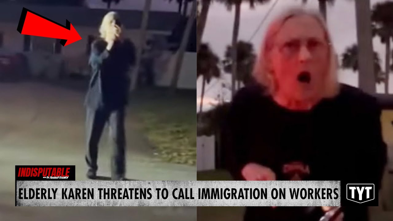 WATCH: Elderly Woman Pulls Up On Workers, Threatens To Call Immigration ...
