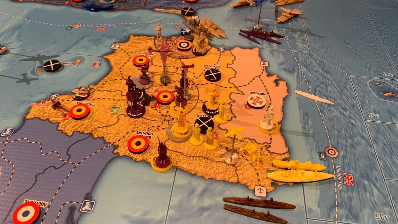 Operation Bismarquette. Italy T3 and Germany T4. Global War 1936 - YouTube