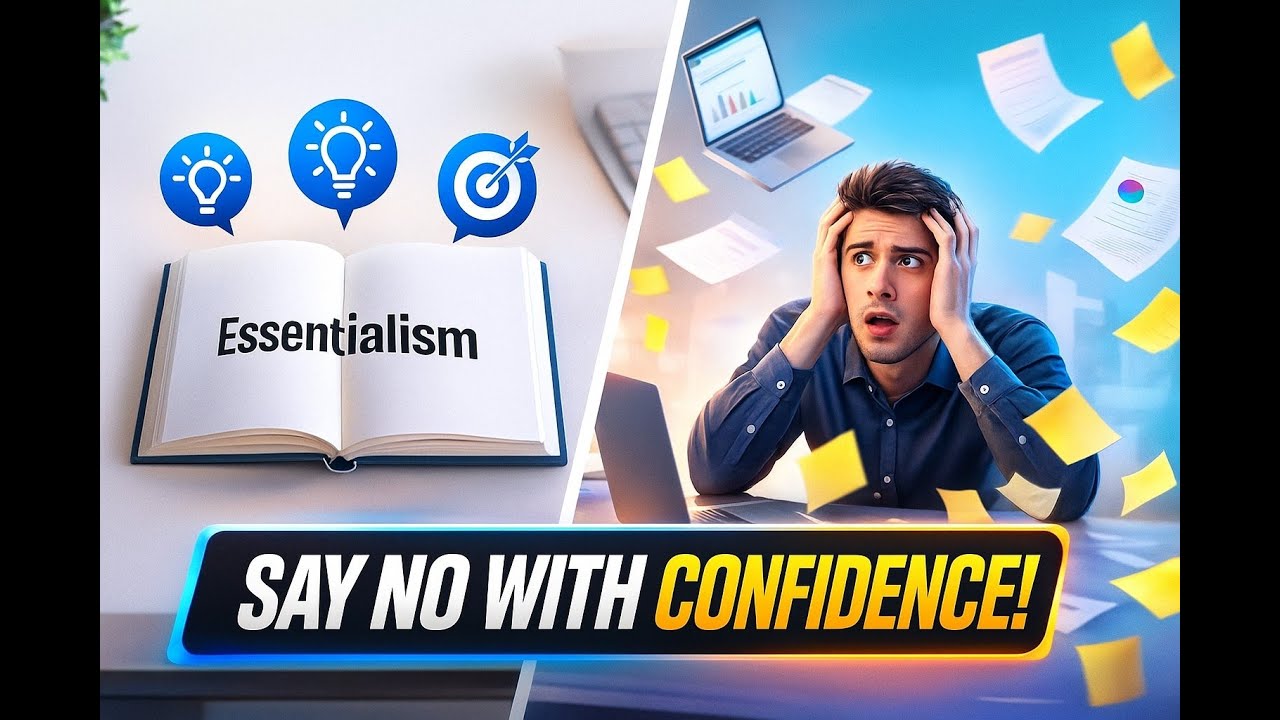 Saying NO the Right Way: Essentialism Lessons + Real-Life Speaking ...