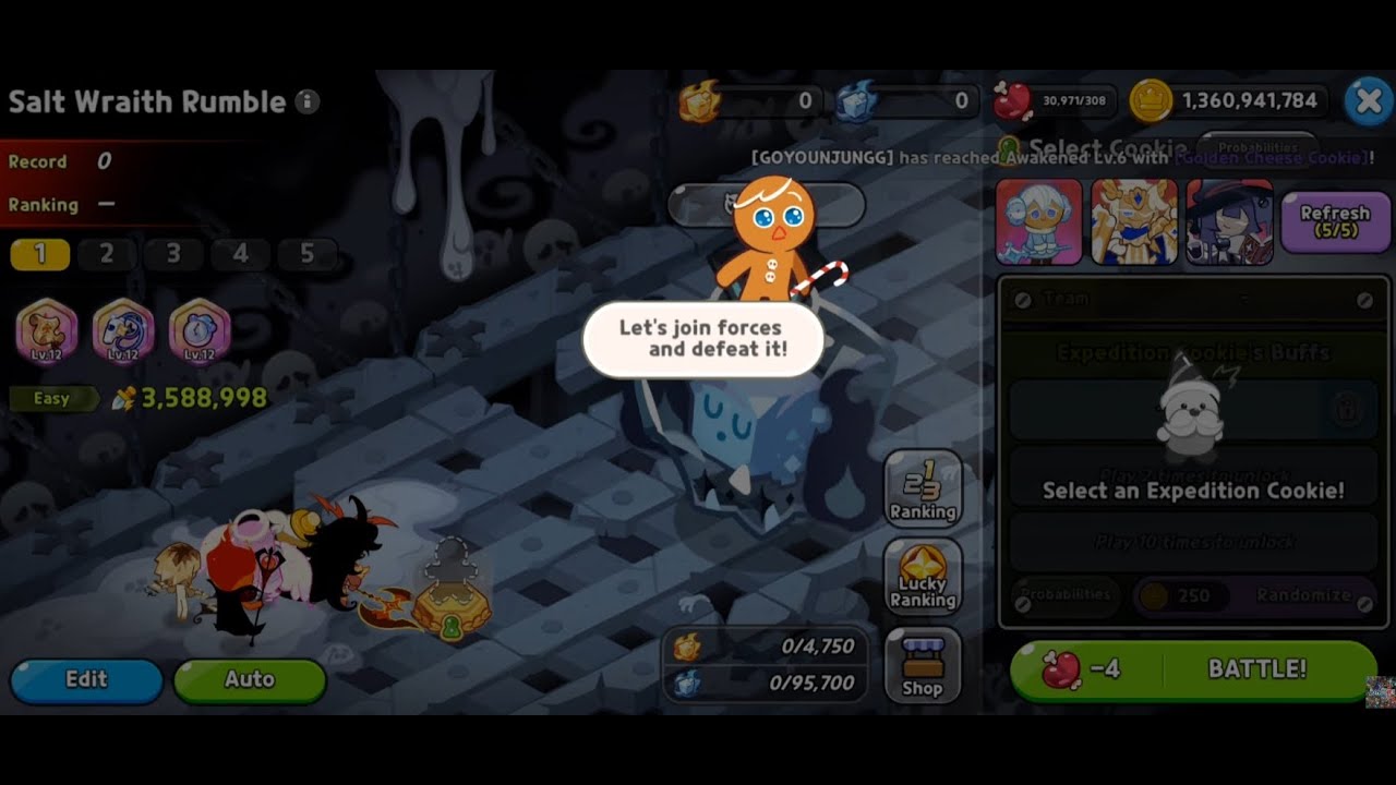 Salt Wraith Rumble: Tutorial & Gameplay 10B+ Damage - Cookie Run ...