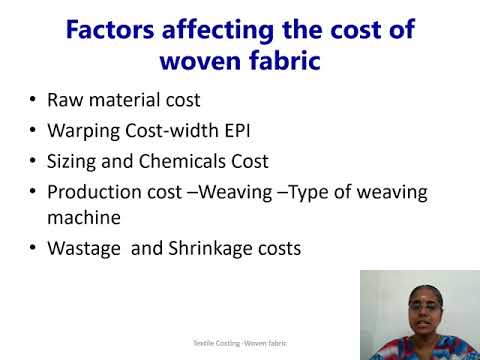 FABRIC COSTING 1-WOVEN FABRIC-INTRODUCTION - YouTube