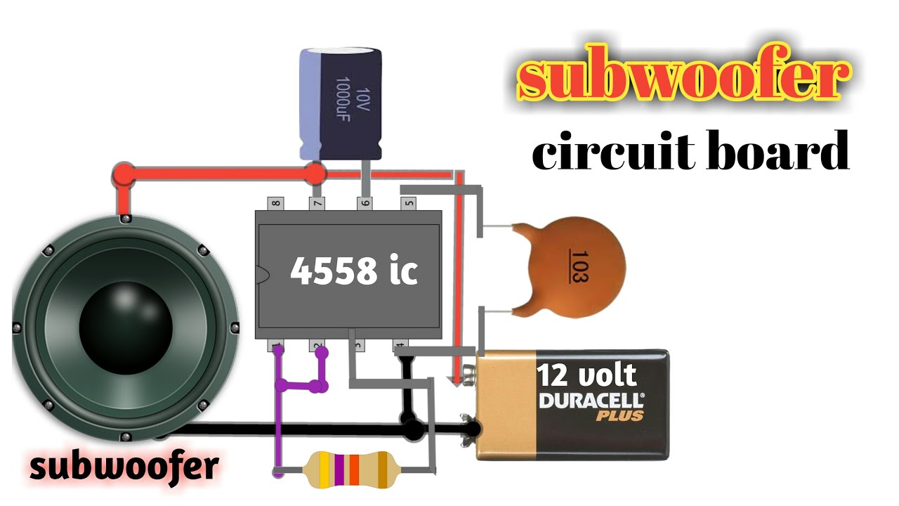 subwoofer board செய்வது எப்படி // make subwoofer circuit board //3Tech ...