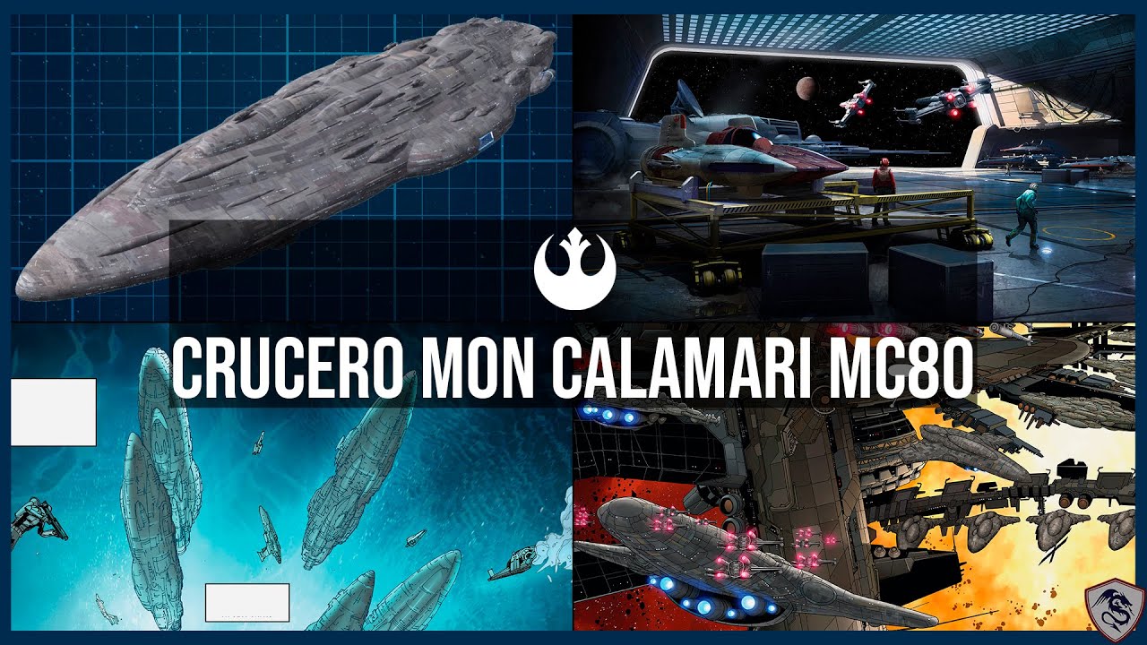 Crucero Estelar Mon Calamari MC80, Análisis/Naves de Star Wars - YouTube
