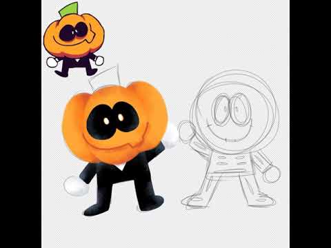 just made a skid and pump fanart (fnf) - YouTube