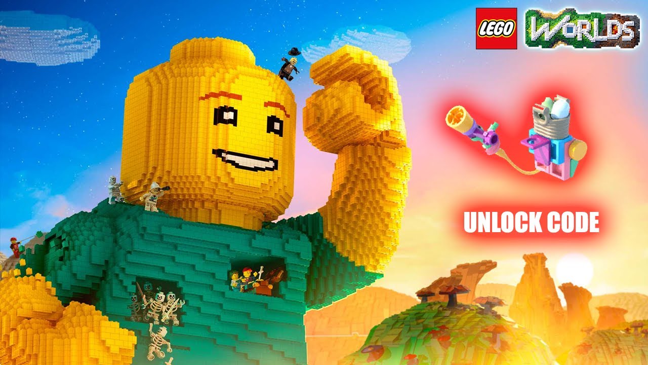 LEGO Worlds - Egg Blaster - Unlock Code - YouTube