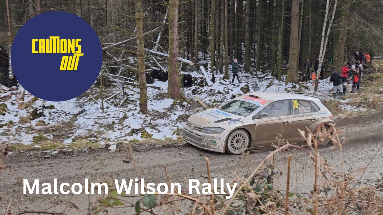 Malcolm Wilson Rally Grizedale Forest - Snow - Gravel - Flat Out - YouTube