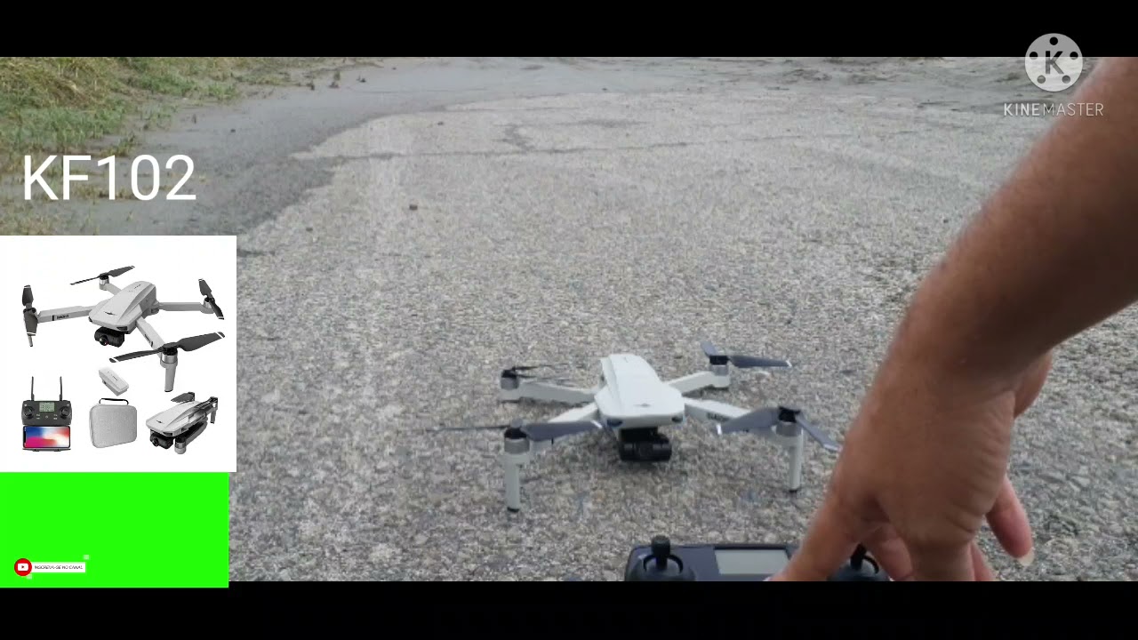 Drone KF102 2 km de distância top - YouTube