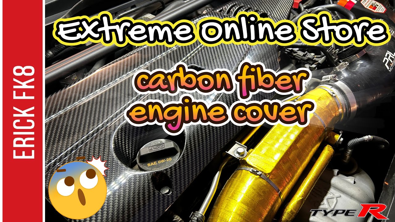 2017 and Up Civic Type R (FK8 & FL5) Carbon Fiber Engine Cover // New ...