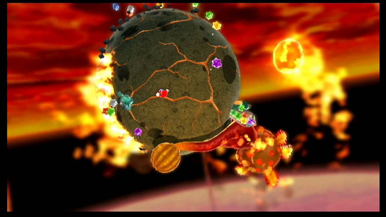 Super Mario Galaxy Boss 21 - Fiery Dino Piranha - YouTube