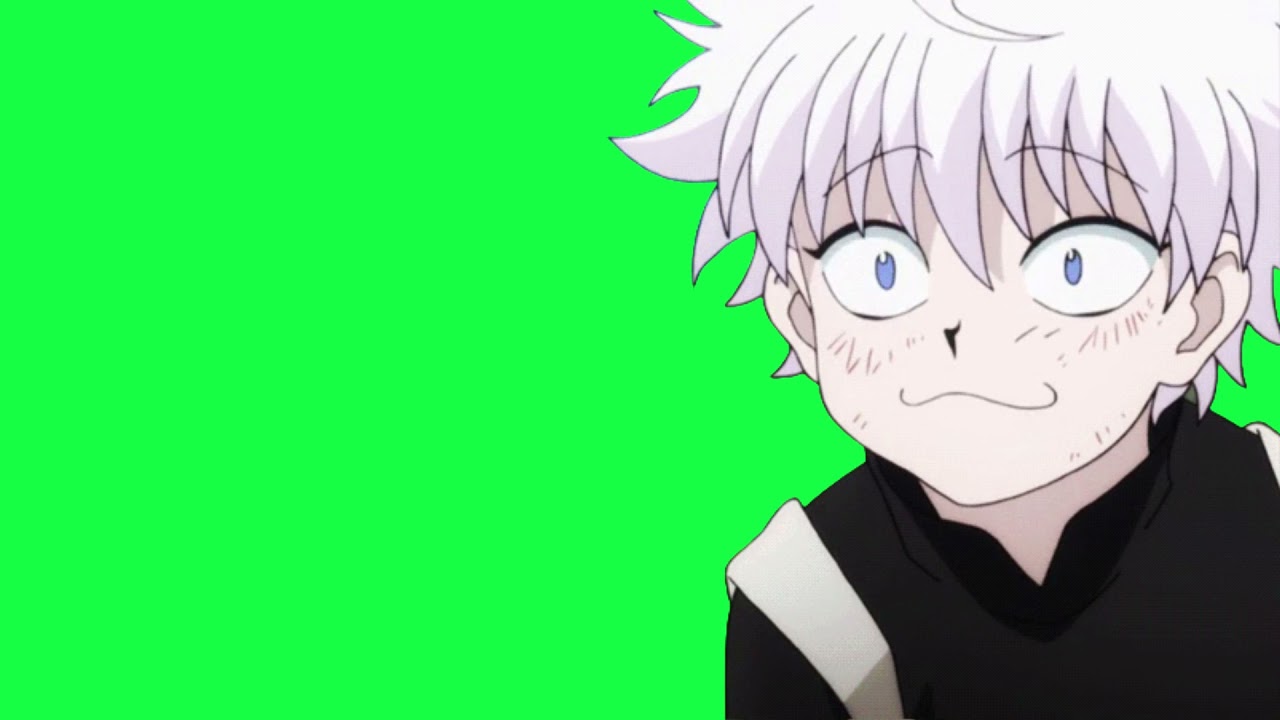 Killua HunterXHunter Anime Green Screen - YouTube