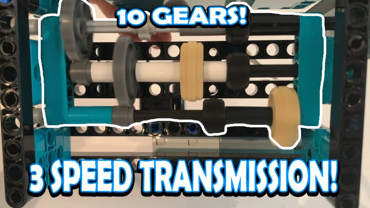 Lego 3 Speed Engine Transmission! - YouTube
