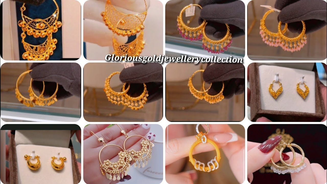 Gorgeous💖 Gold Baliyan/ Sony ki baliyan/ new style gold Bali Designs ...