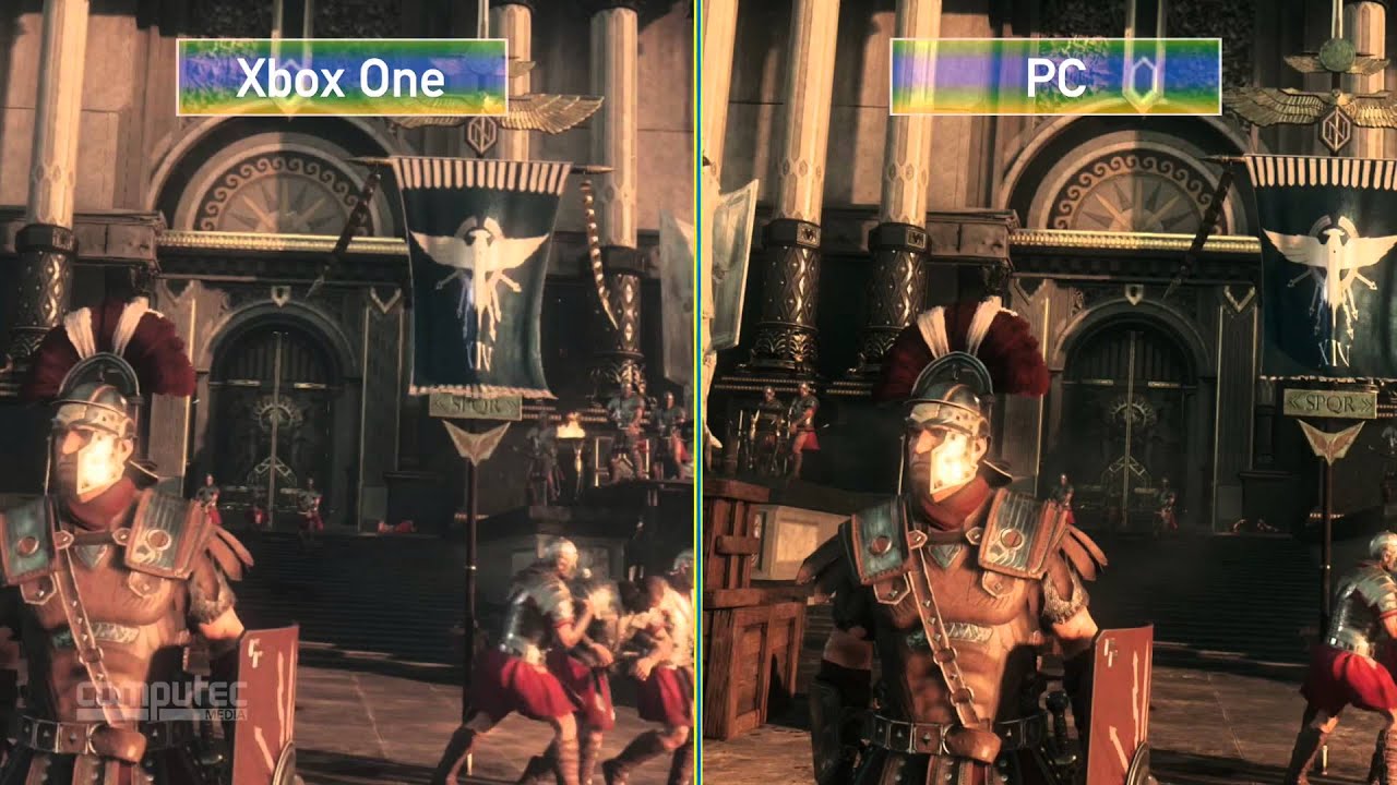 Ryse | PC versus Xbox One Comparison - YouTube