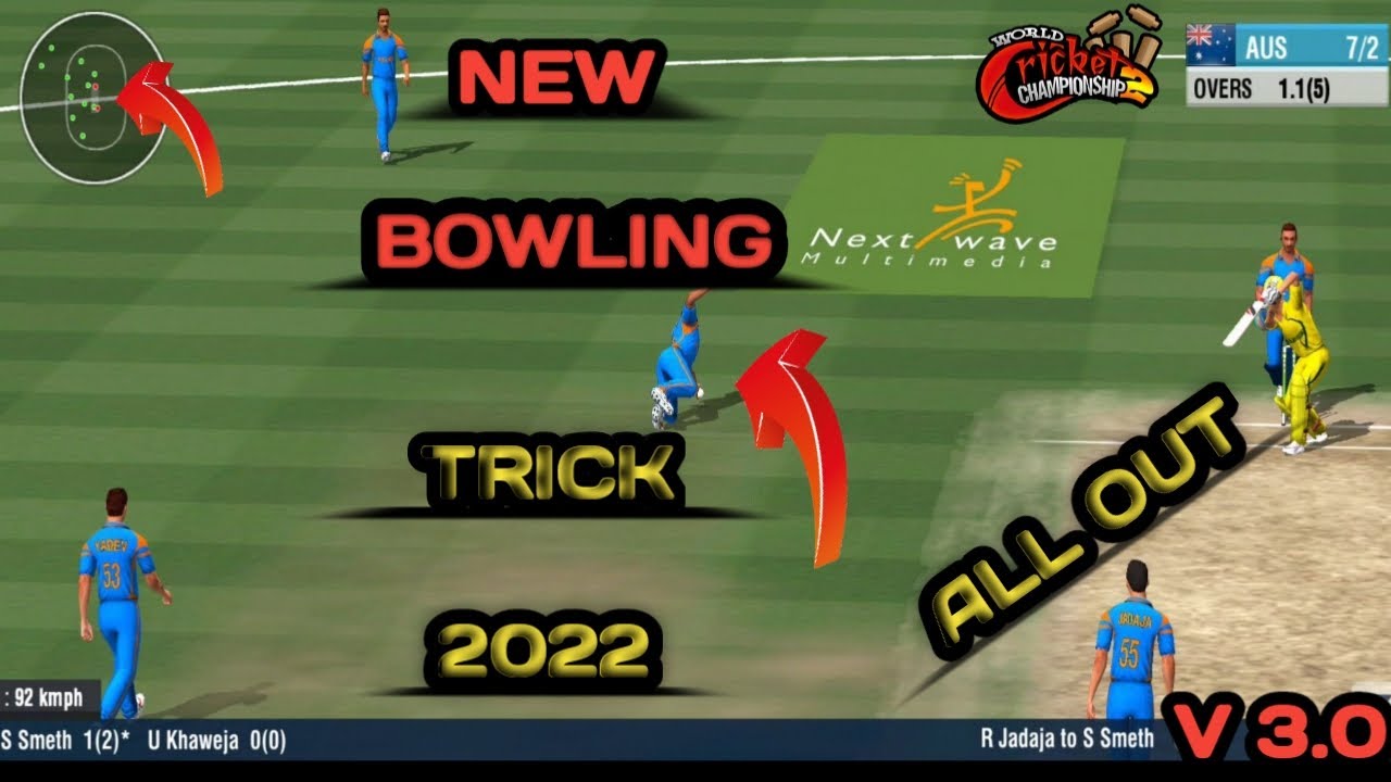 How To Take Wicket in Wcc2 Quick Match Bowling Trick | Wcc2 New Version ...