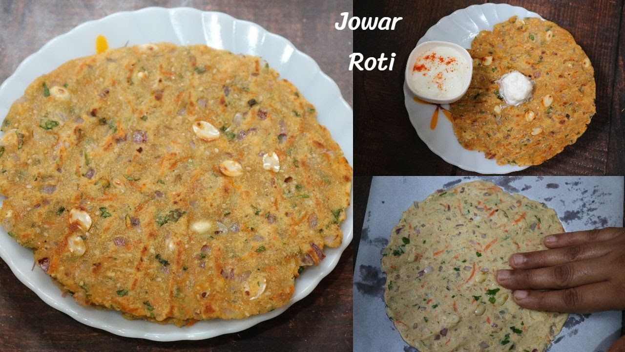Jonna Roti using butter paper| Super tasty and healthy Jowar Roti - DV ...