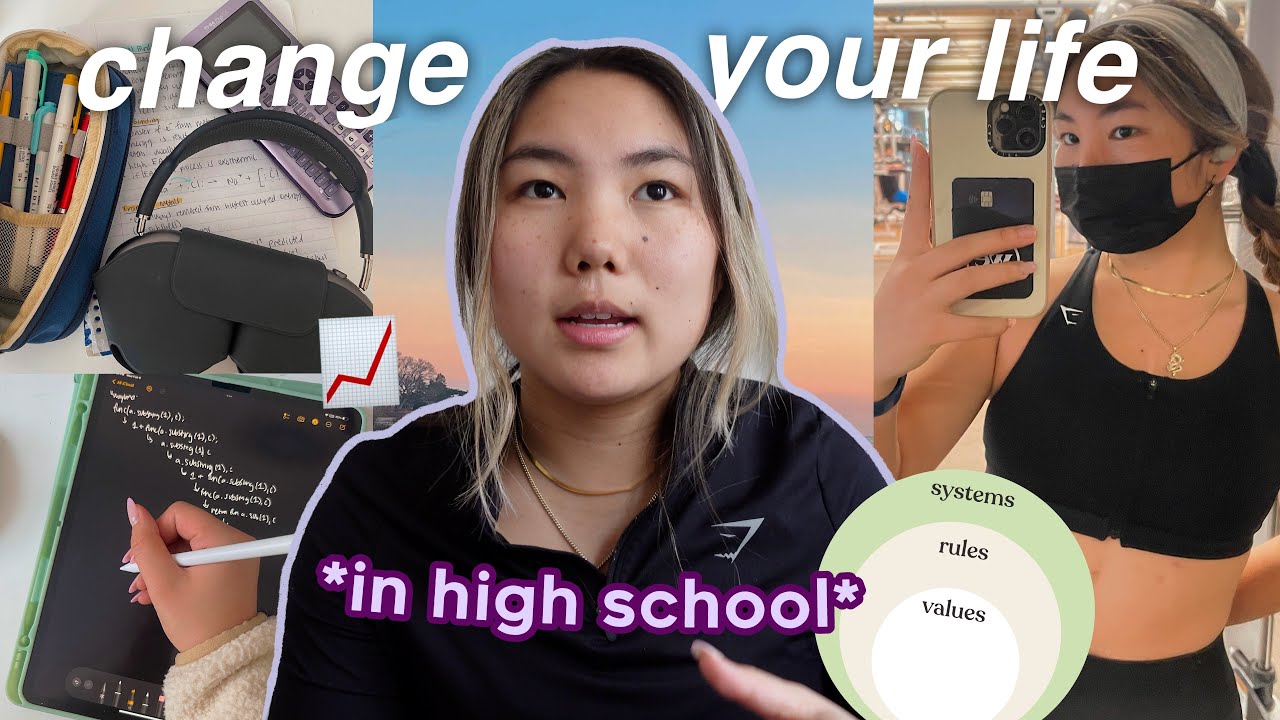 how to LEVEL UP in HIGH SCHOOL (academics, health, extracurriculars ...