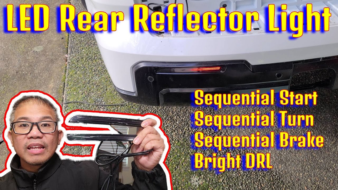 How to install Sequential LED Rear Reflector Lights On a Sequoia - YouTube
