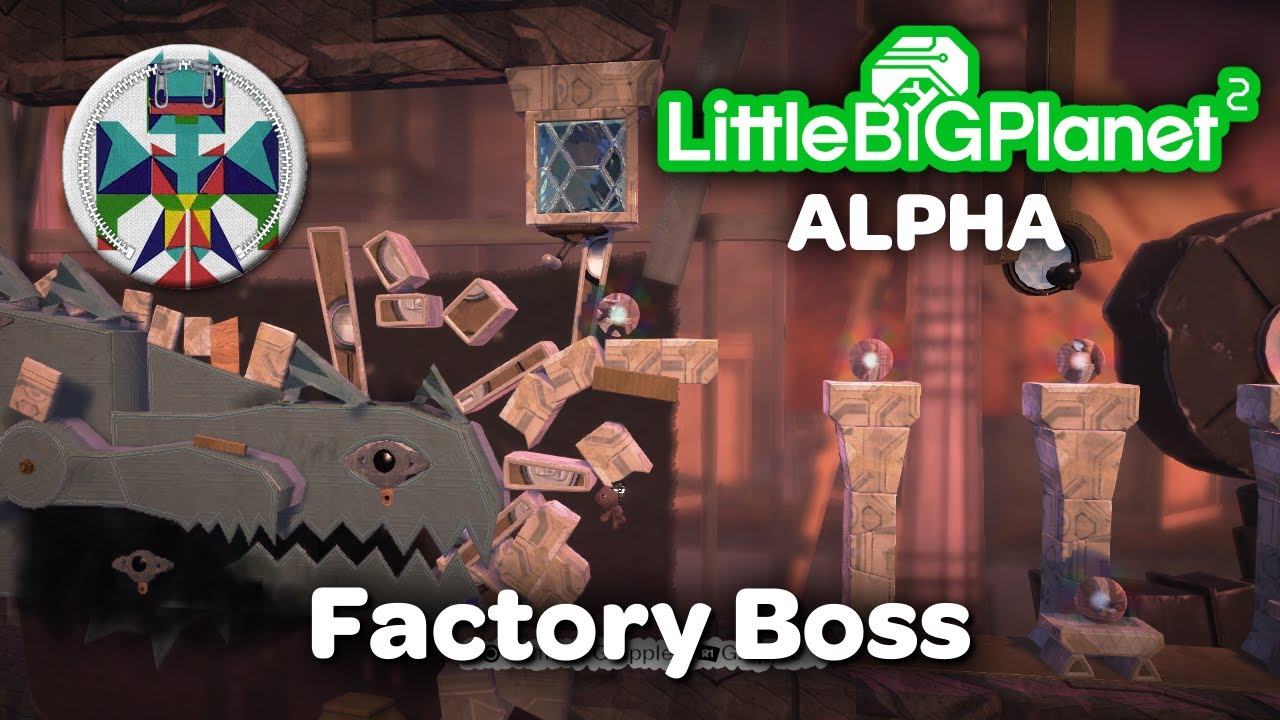 Factory Boss - LittleBigPlanet™2 May 5th, 2010 Pre-Alpha - YouTube