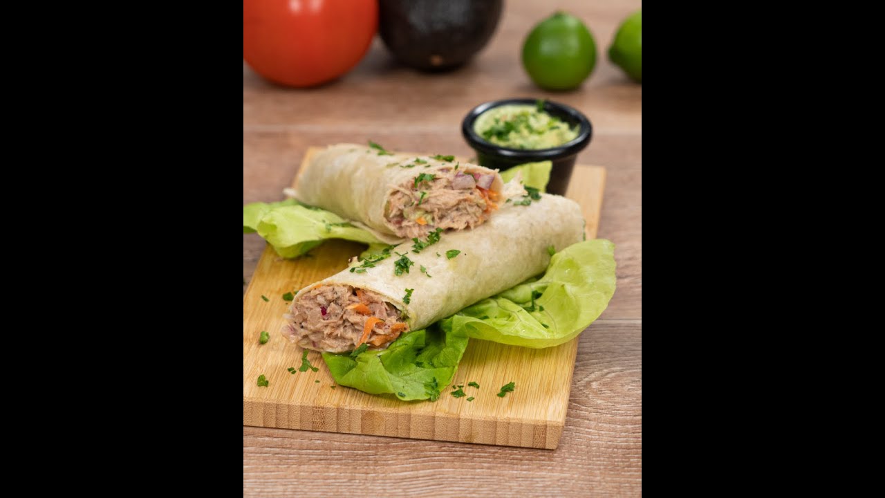 Wraps de atún con aguacate - Escosa de Buen Sabor - YouTube