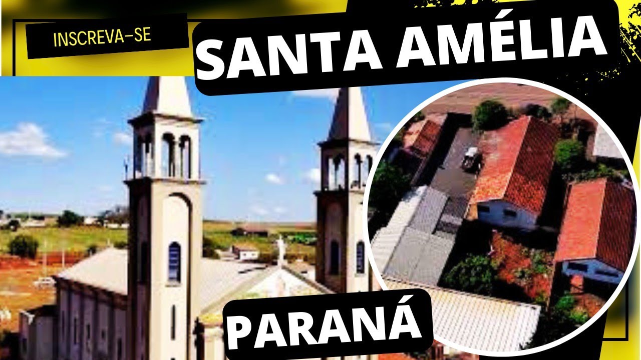 Santa Amélia Paraná Imagens aéreas com drone - YouTube