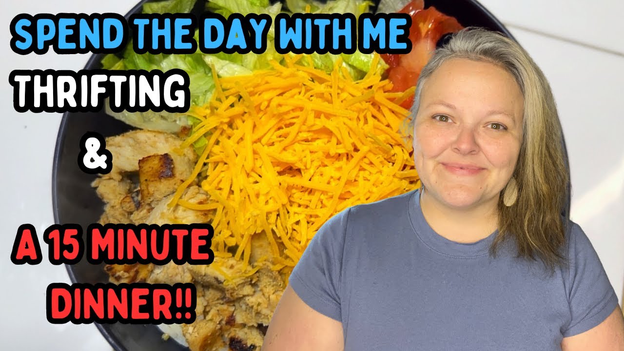 Thrift Shop With Me & Haul || Delicious 15 Minute Dinner For Busy Days ...