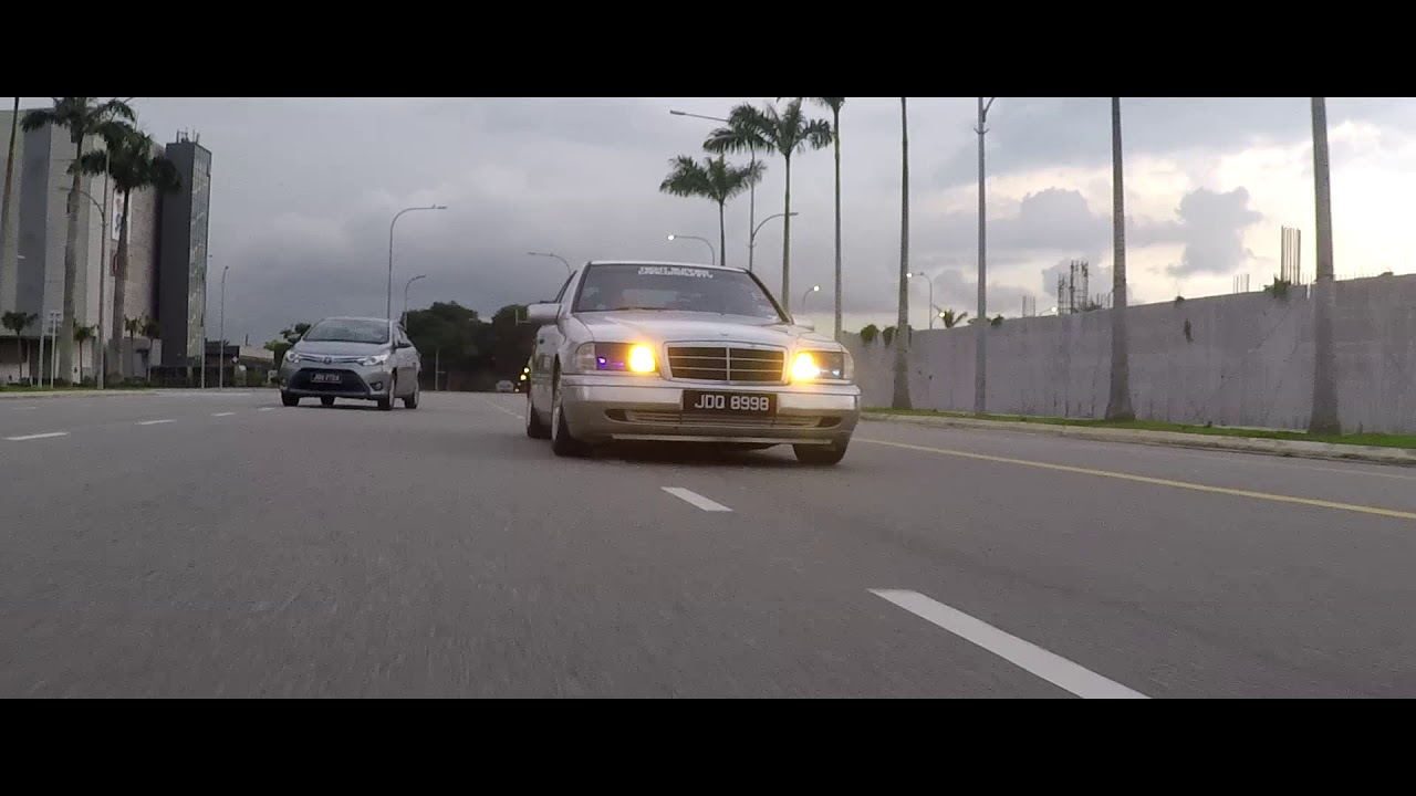 My lowered 1995 Mercedes Benz C-class(W202) - YouTube