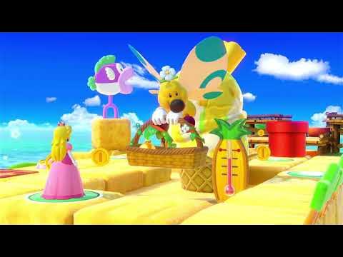 Super Mario Party Partner Party #282 - Watermelon Walkabout - Peach & Bowser vs Mario & Bowser ...