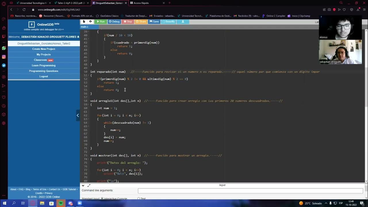 Taller 2 - Algoritmo y Programación - YouTube